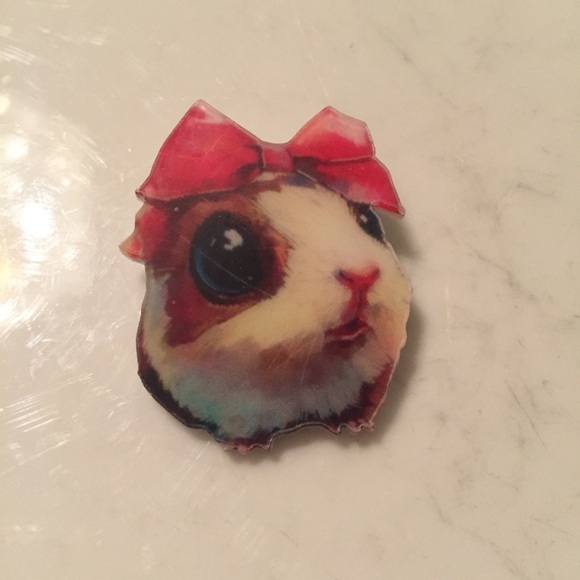 Kathrono | Jewelry | Cute And Adorable Big Eye Cartoon Hamster Brooch ...